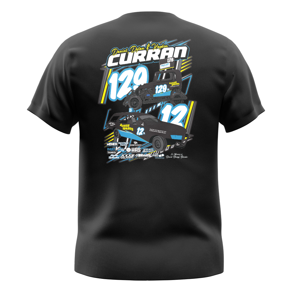 Curran Racing Team T-Shirt – Sharp Apparel Limited