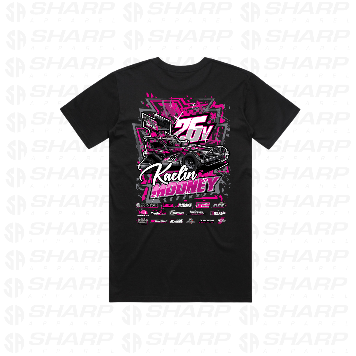 26v Kaelin Mooney 2025/26 - Kids Tee – Sharp Apparel Limited