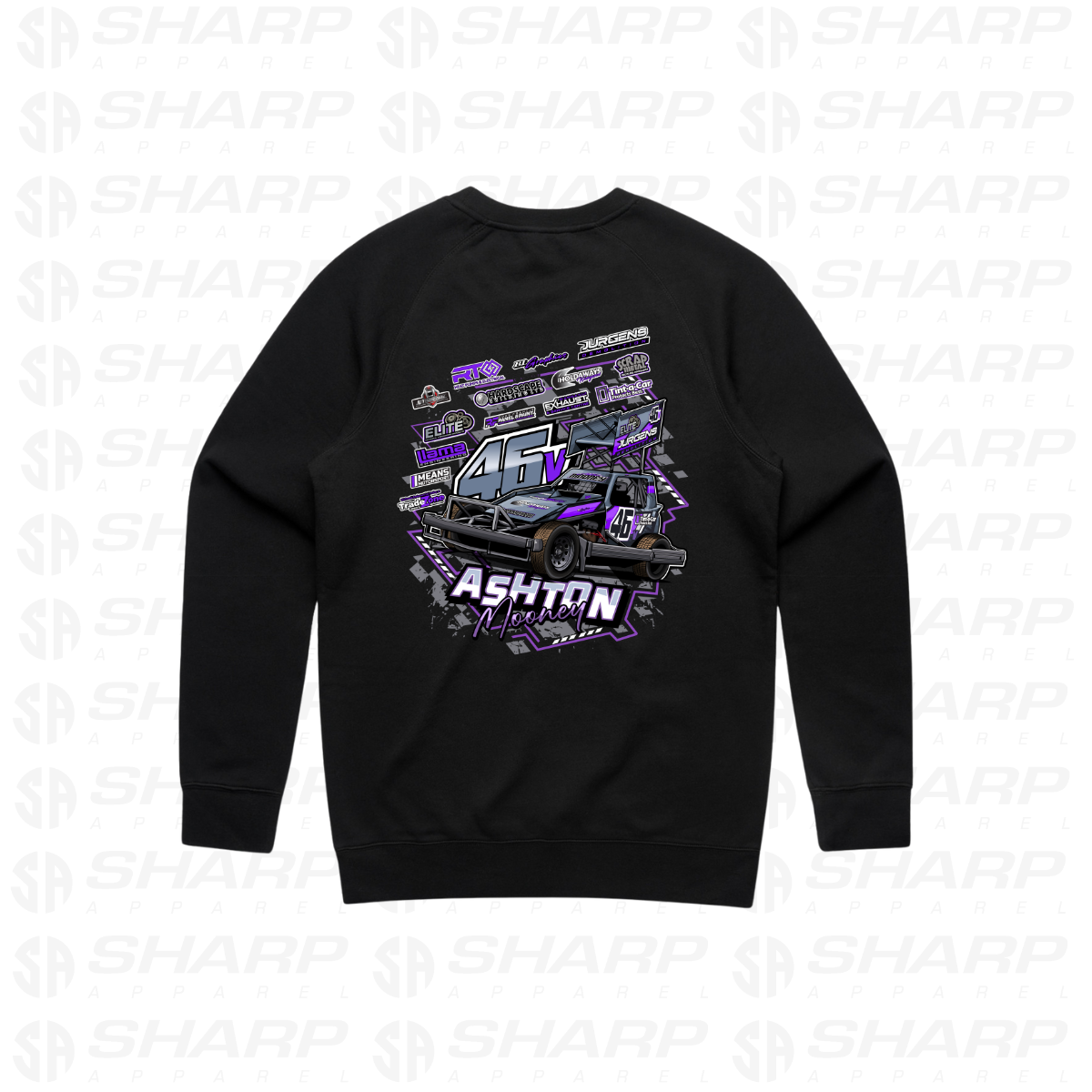 46v Ashton Mooney 2025/26 - Adults Crew Neck – Sharp Apparel Limited