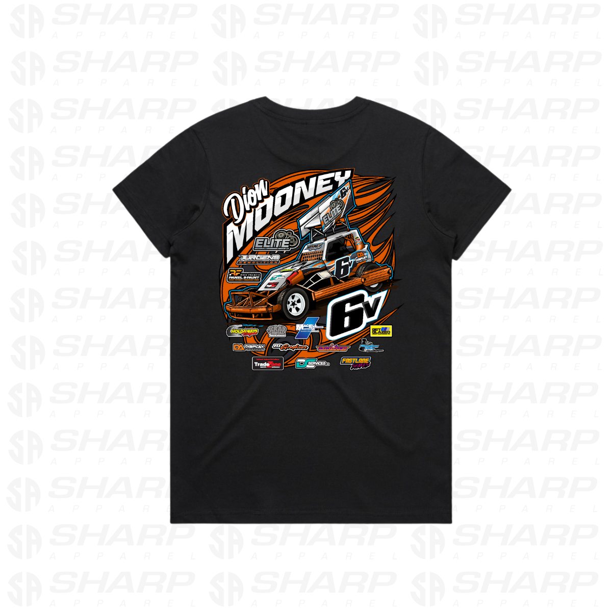 6v Dion Mooney 2025/26 - Women's Tee – Sharp Apparel Limited